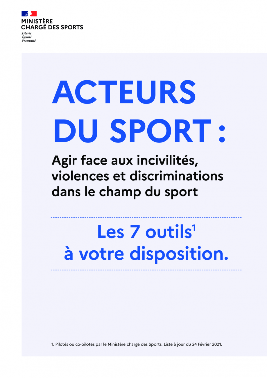 Acteurs du sport - Agir face aux incivilités, violences et discriminations | FFMoto